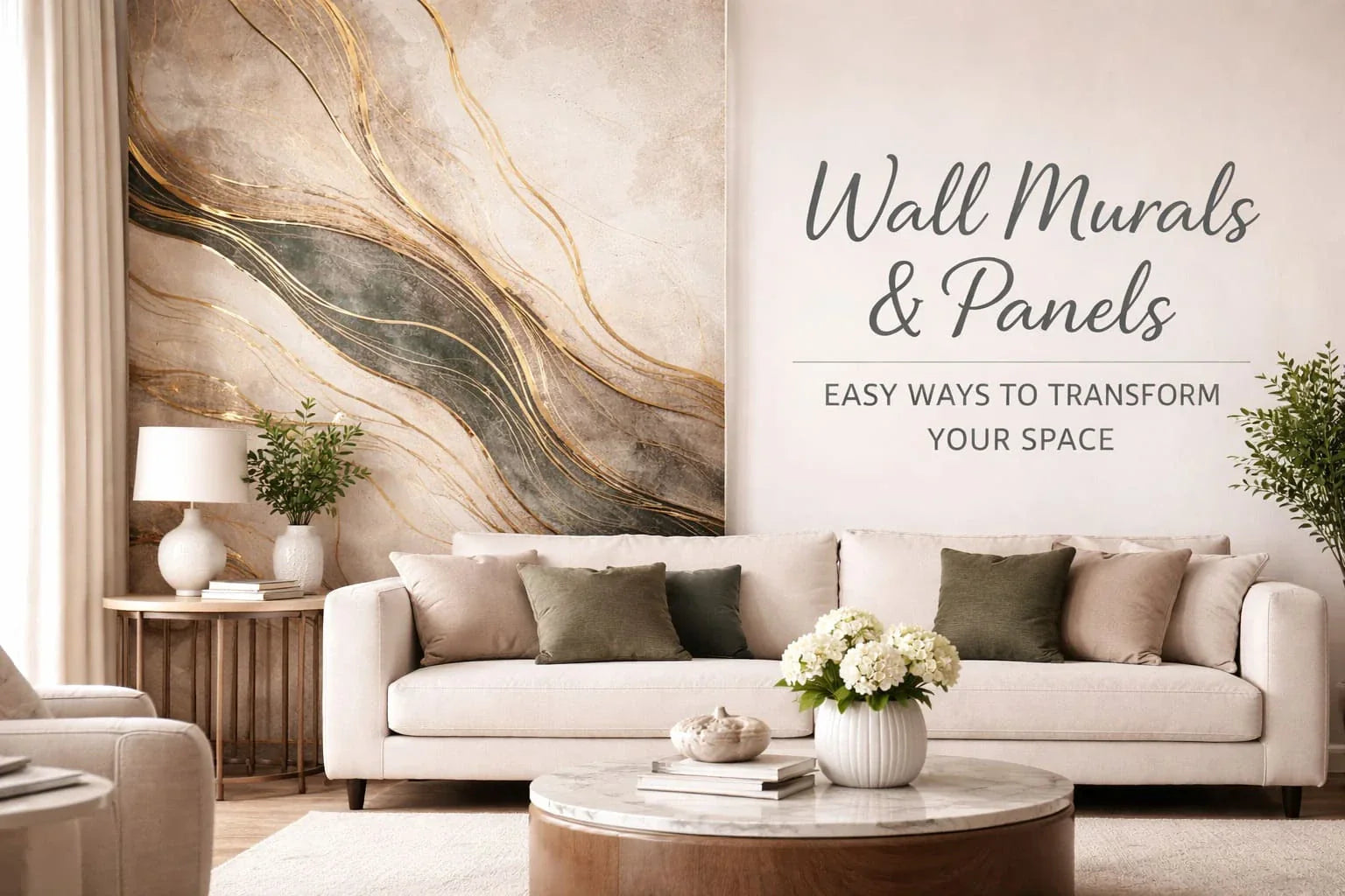 How Wall Murals & Panels Instantly Elevate Home Interiors | Kasha ...