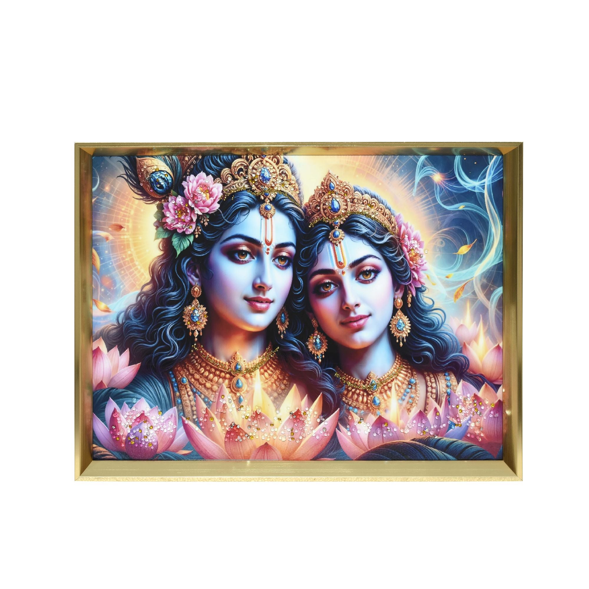 Radha Krishna Divine Wall Art for Home Decor | Kasha Interior – Kasha ...